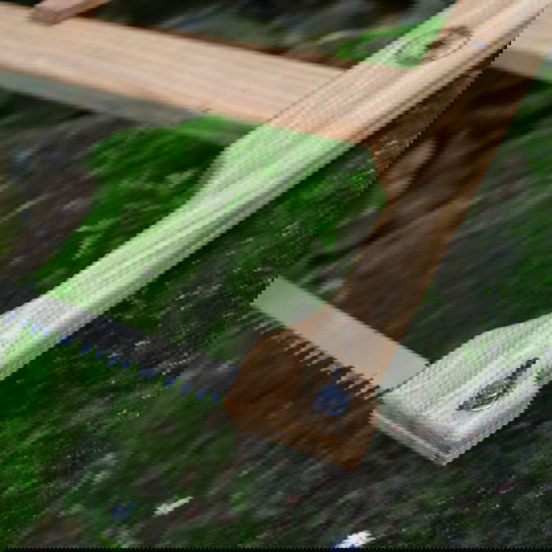 Folding Bucksaw | Beech Wood | Camping & Bushcraft – Journeyman Handcraft