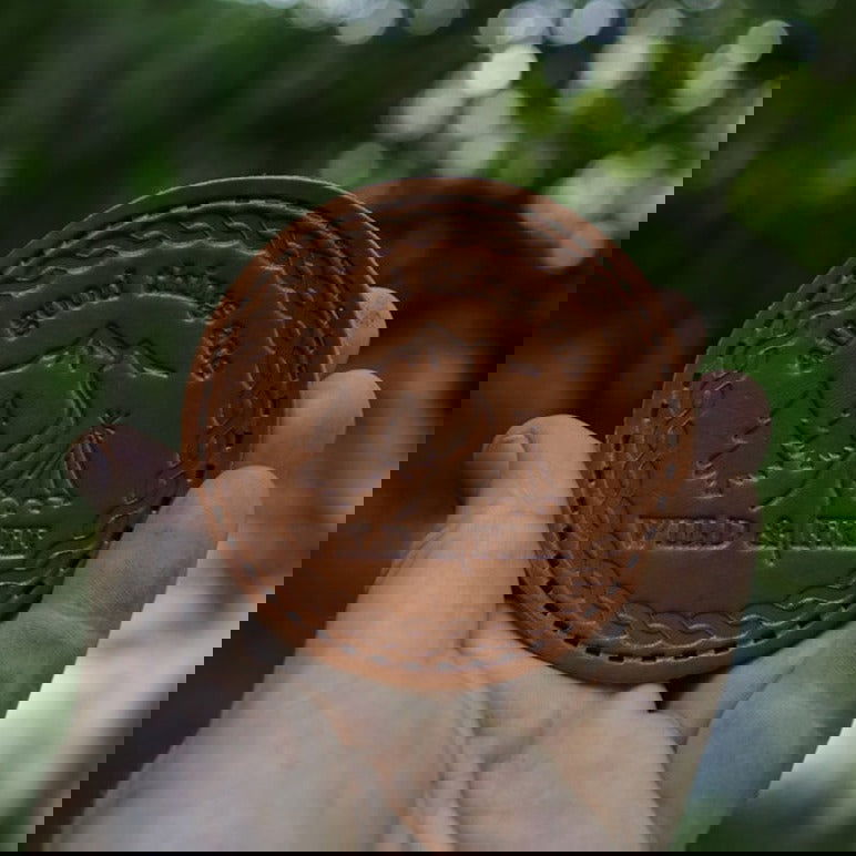 Wild & Free Leather Patch - Handcrafted in England – Journeyman Handcraft