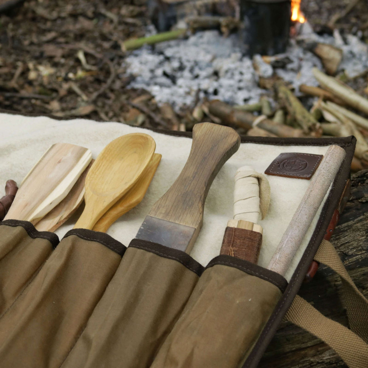 Wool Lined Premium Tool Roll - Durable & Stylish – Journeyman Handcraft